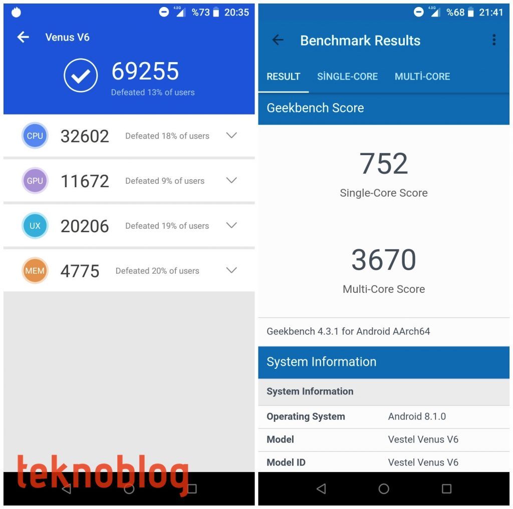 Vestel Venus V6 inceleme, detaylar, yorumlar, fotoğraflar