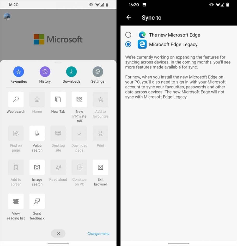 Microsoft Edge Android uygulamasının logosu da yenilendi- Teknoblog