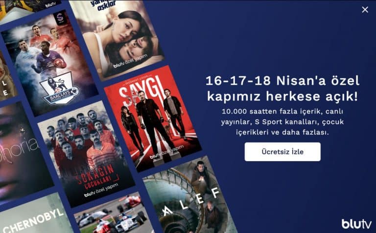 BluTV bu hafta sonu herkes için ücretsiz; nasıl izlenir? BluTV bu hafta sonu herkes için ücretsiz; nasıl izlenir?