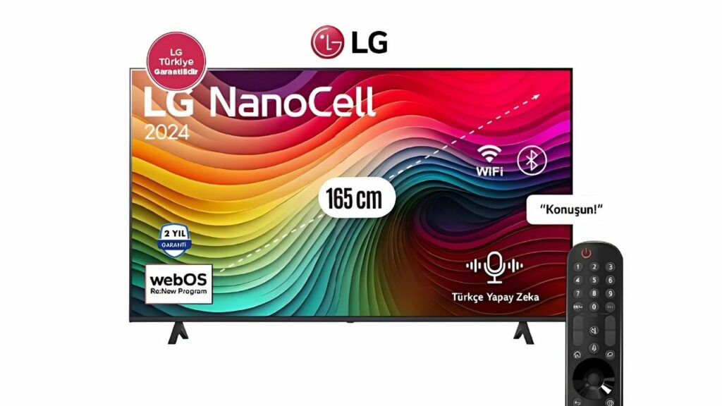 LG 65NANO81T6A TV modeli 24 Ocak 2025 Cuma günü BİM'de